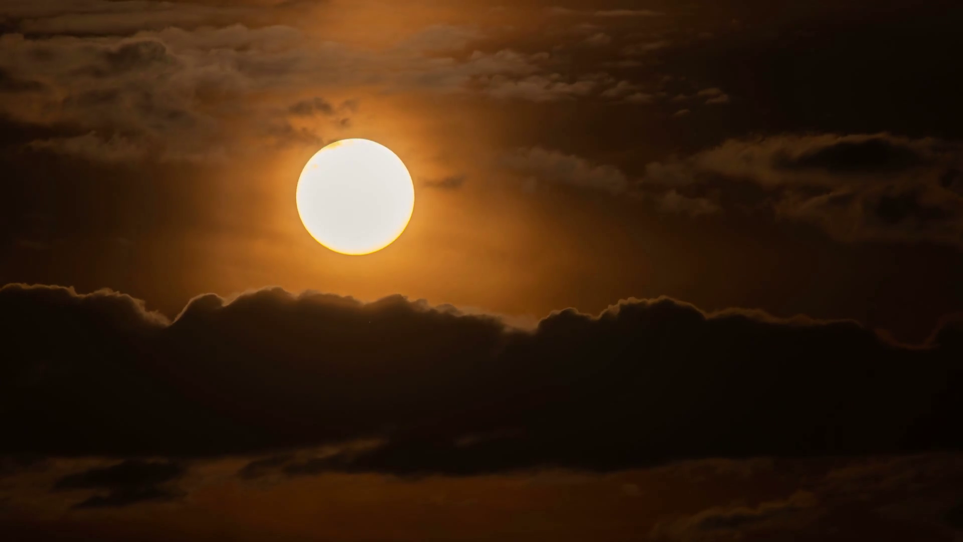 The Sunset On Cloud Stream Background Time Stock Footage SBV-337770445 ...