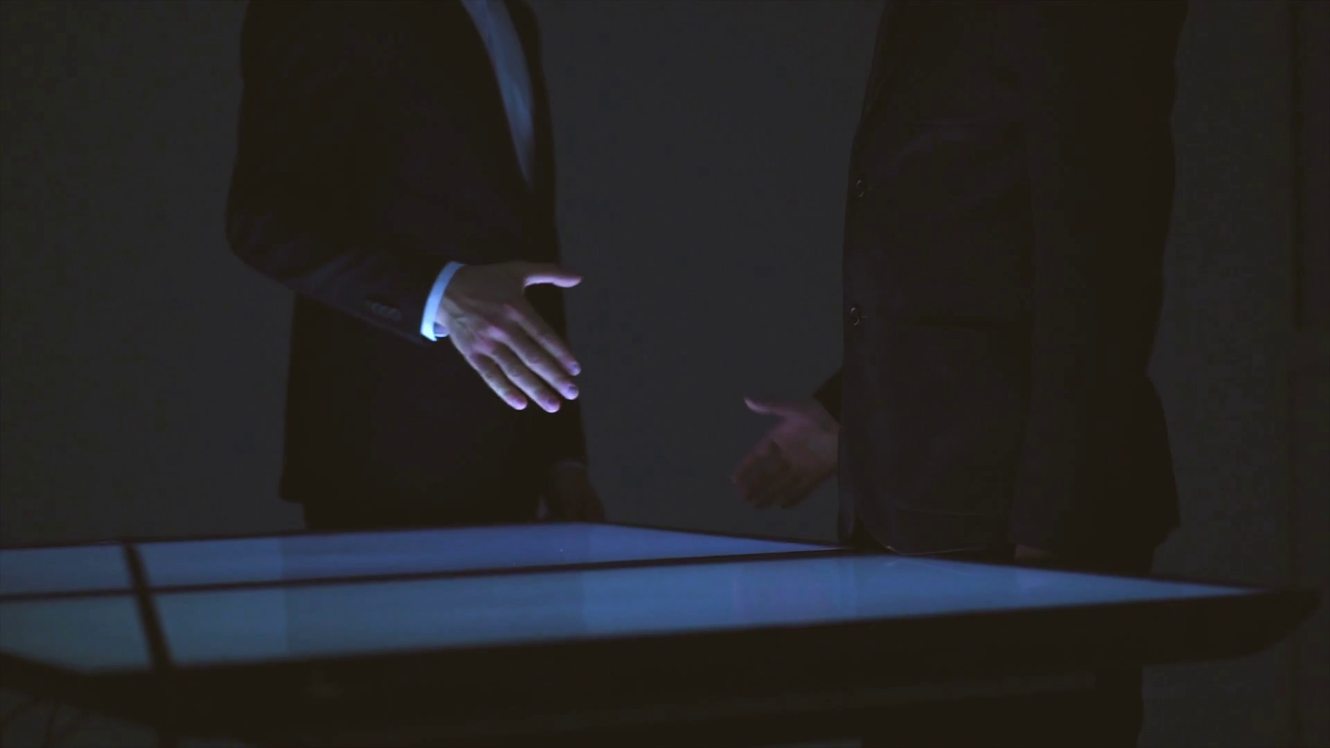 The Two Businessmen Handshake Above Big Stock Footage SBV-330444456 ...