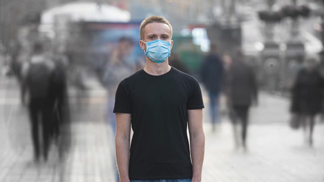 Danger Medical Mask Stock Footage: Royalty-Free Video Clips - Storyblocks