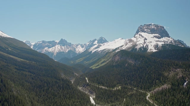 4k Uhd Drone Of Jasper National Park Stock Footage: Royalty-Free Video ...