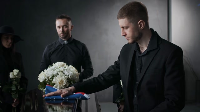Man At Funeral In Suit Stock Footage: Royalty-Free Video Clips ...