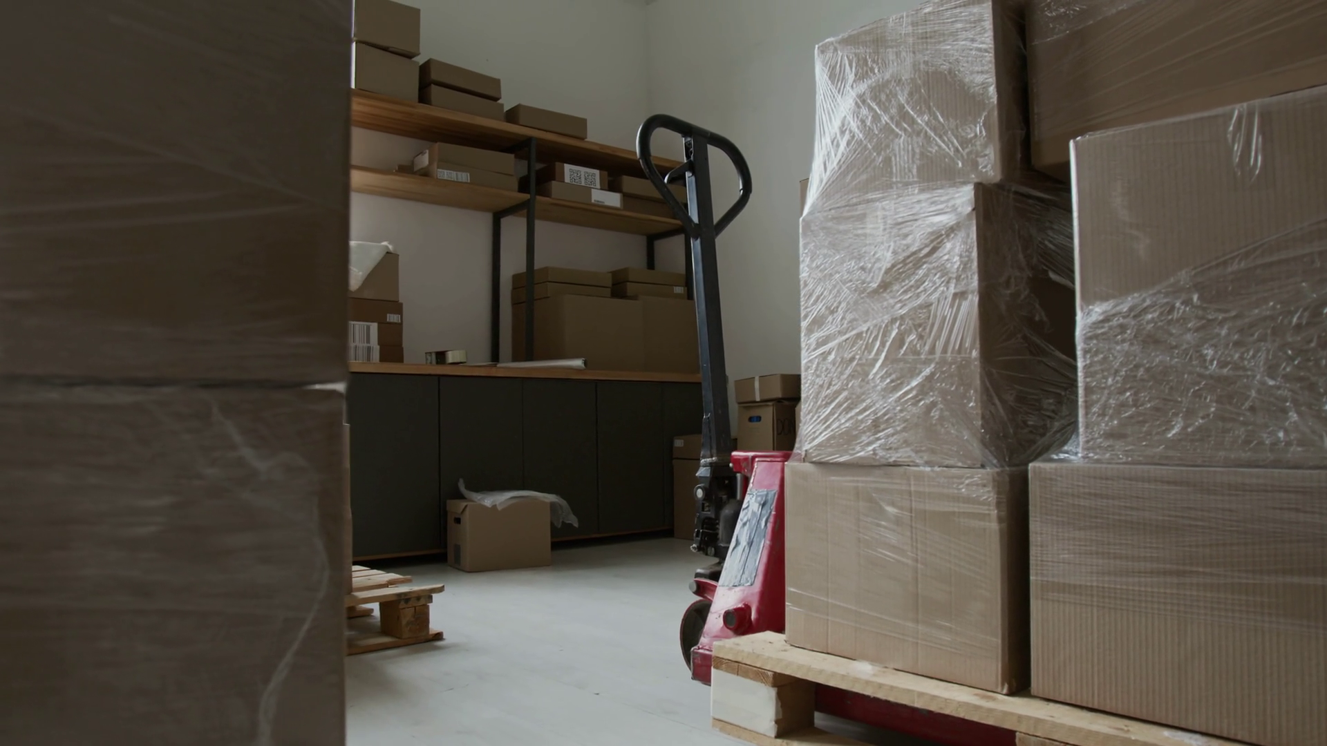 No People Shot Of Storage Room Stuffed With Stock Footage SBV-352015280 ...