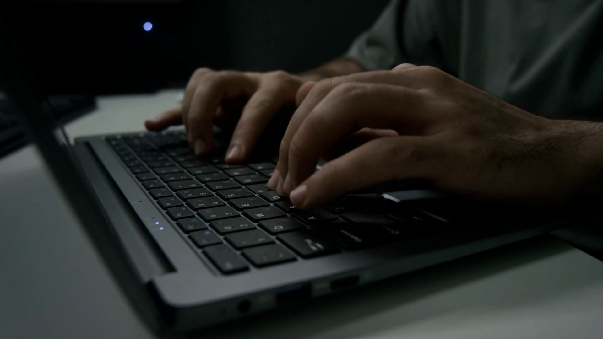 Close-up Shot Of Unrecognizable Man Typing Stock Footage SBV-351698504 - Storyblocks