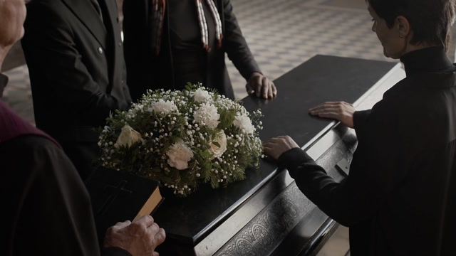 People At Funeral Crying Stock Footage: Royalty-Free Video Clips ...