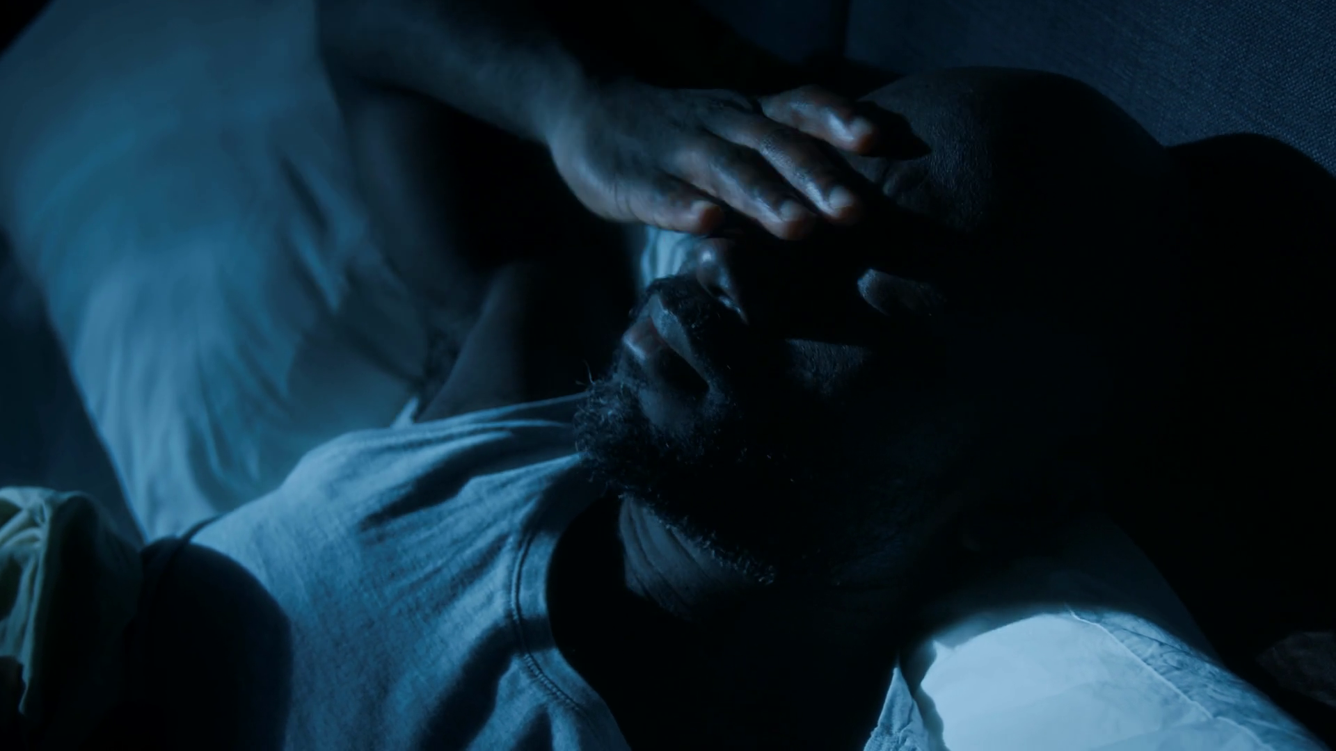 African American Man Twitching Waking Up Stock Footage SBV-351822764 ...