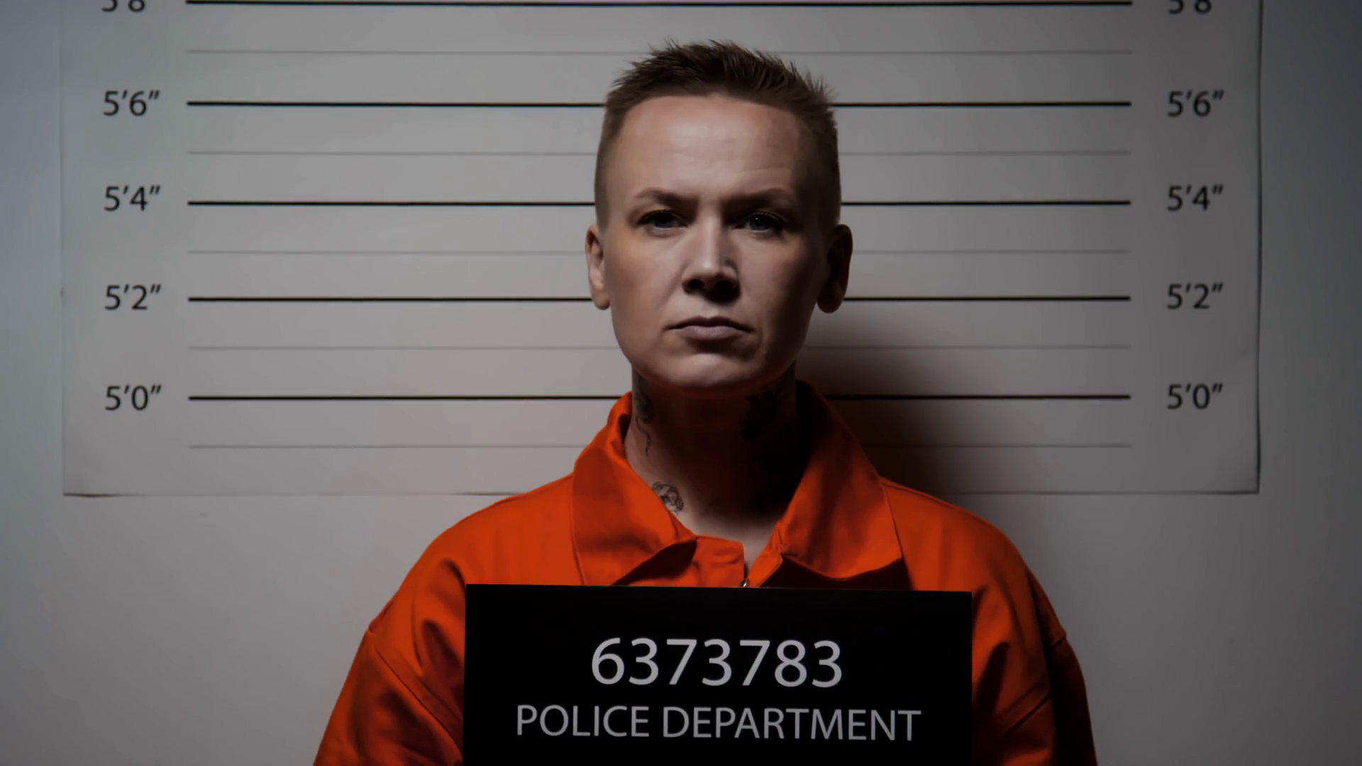 Short-haired Woman With Tattoo Wearing Stock Footage SBV-348820564 ...