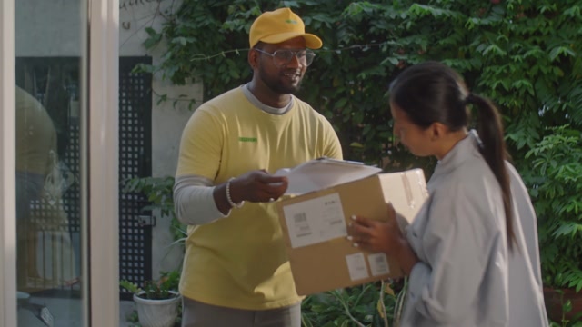Deliver A Package Stock Footage: Royalty-Free Video Clips - Storyblocks