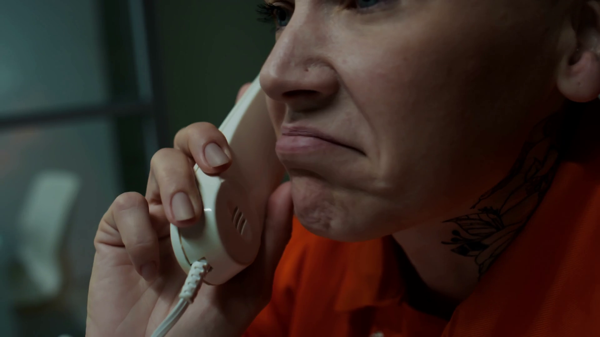 Close Up View Of Brutal Female Inmate Having Stock Footage SBV ...