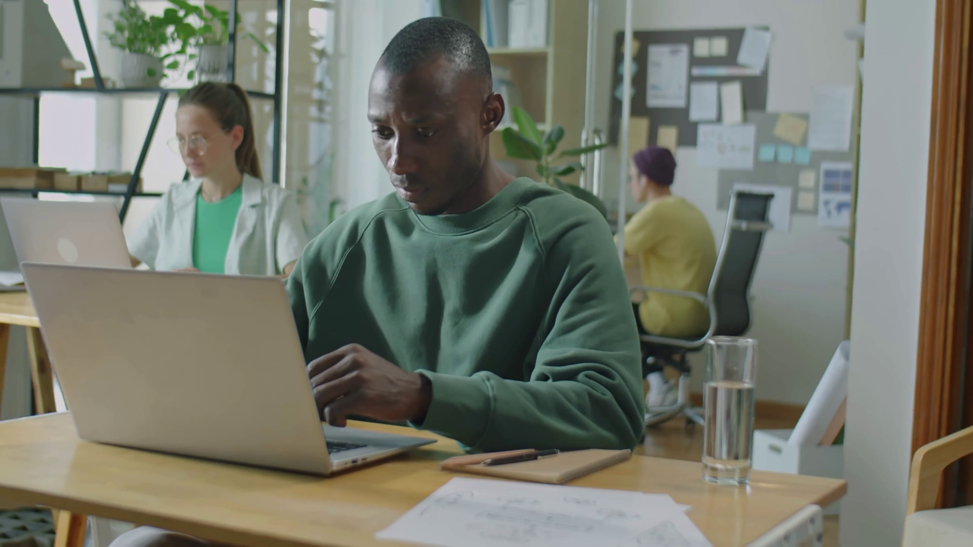 Medium Shot Of Young African American Man In Stock Footage SBV ...