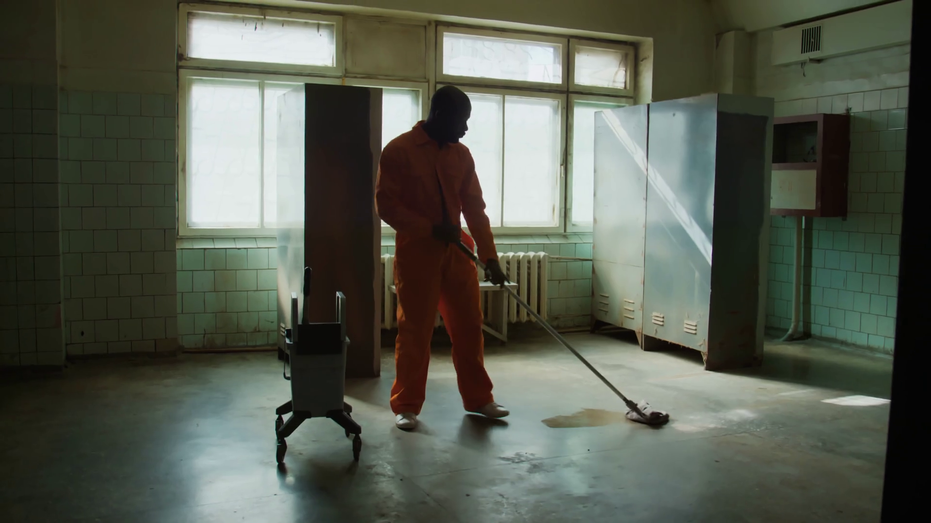 Full Shot Of African American Male Prisoner Stock Footage SBV-348820347 ...