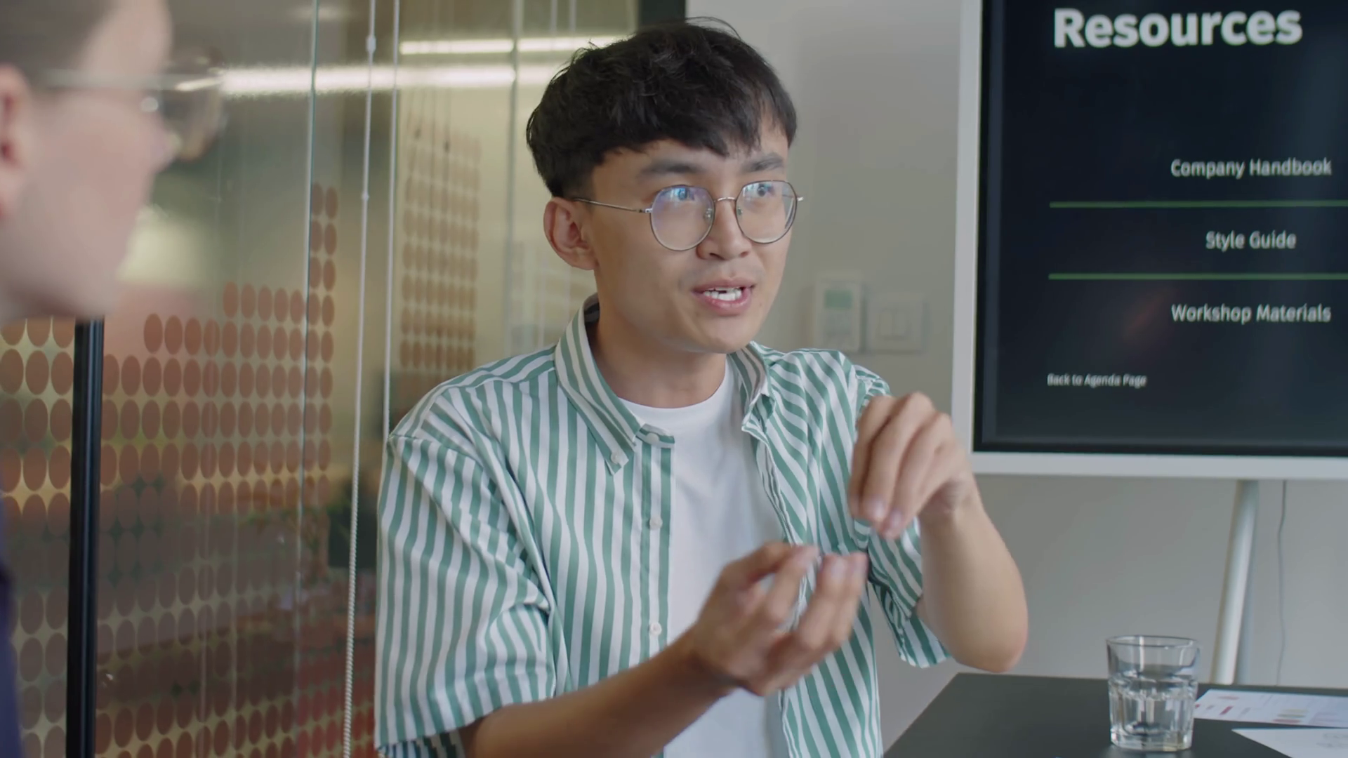 Over Shoulder Shot Of Asian Gen Z Man Stock Footage SBV-347692193 ...