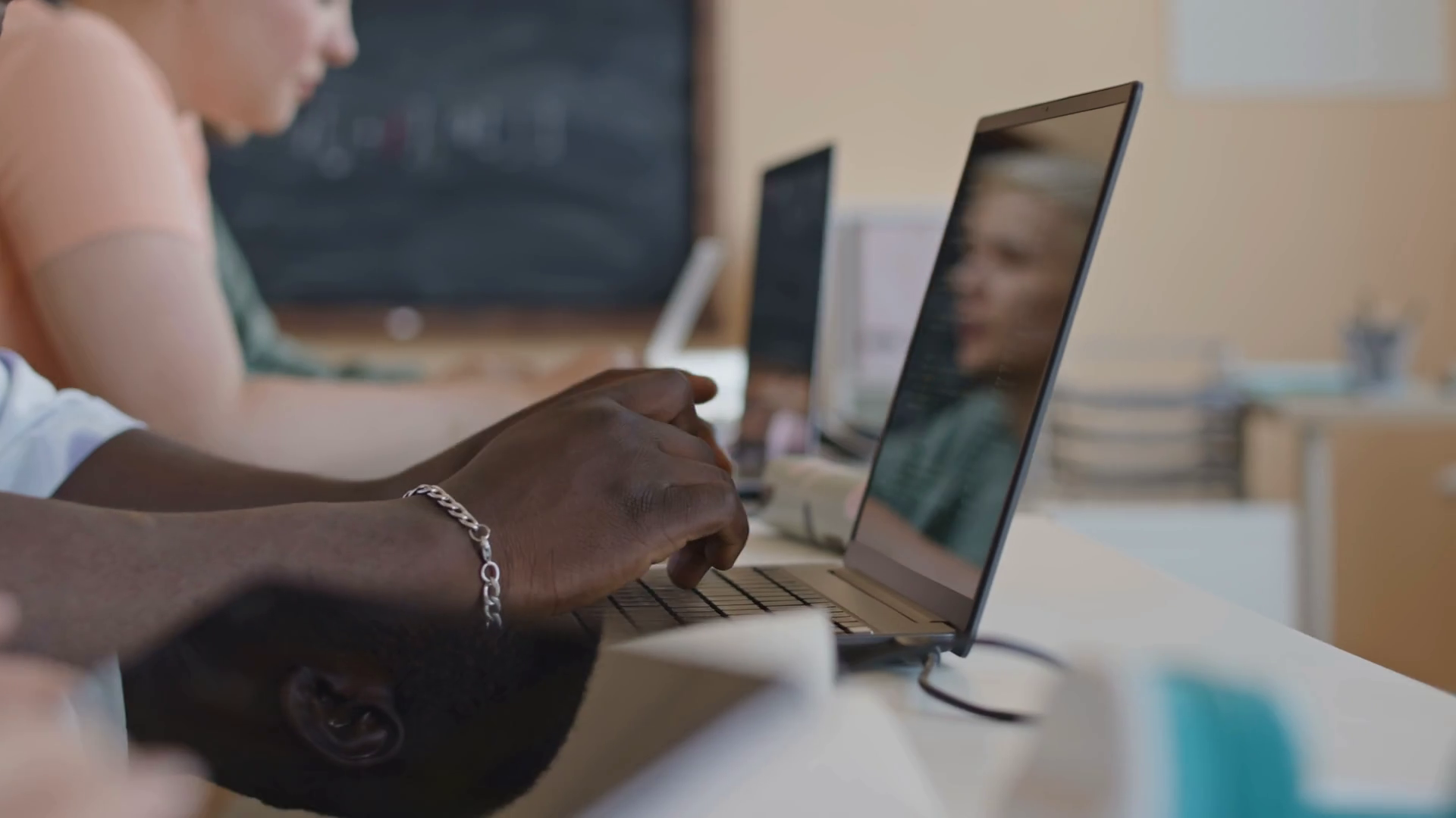 Tilt Up Shot Of African American College Stock Footage SBV-348698968 ...