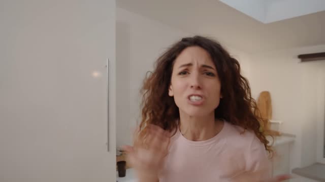 Swearing Woman Stock Footage: Royalty-Free Video Clips - Storyblocks