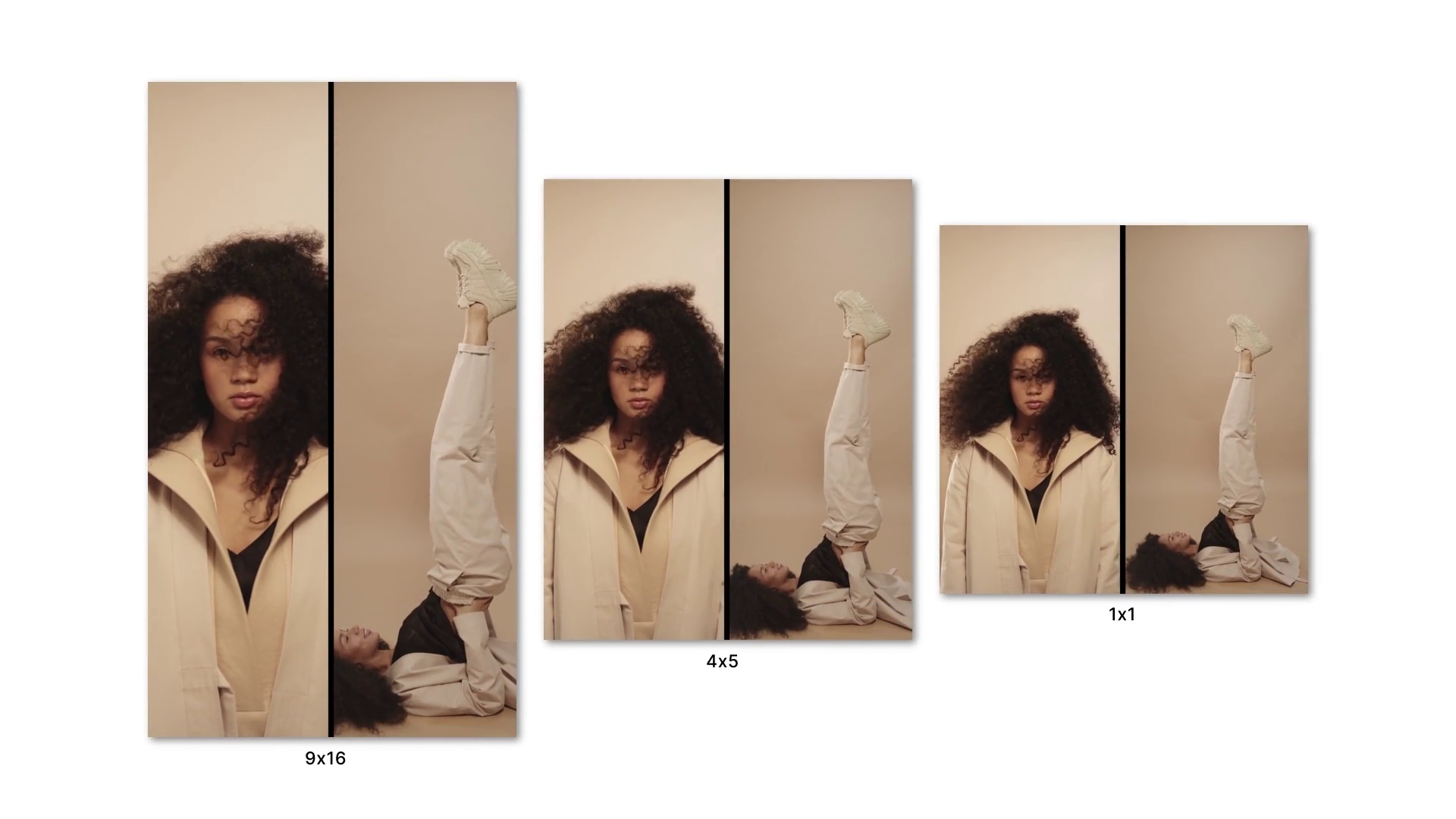 AE Template: Split Screen Vertical Post Frames 2 SBV-352913873 ...