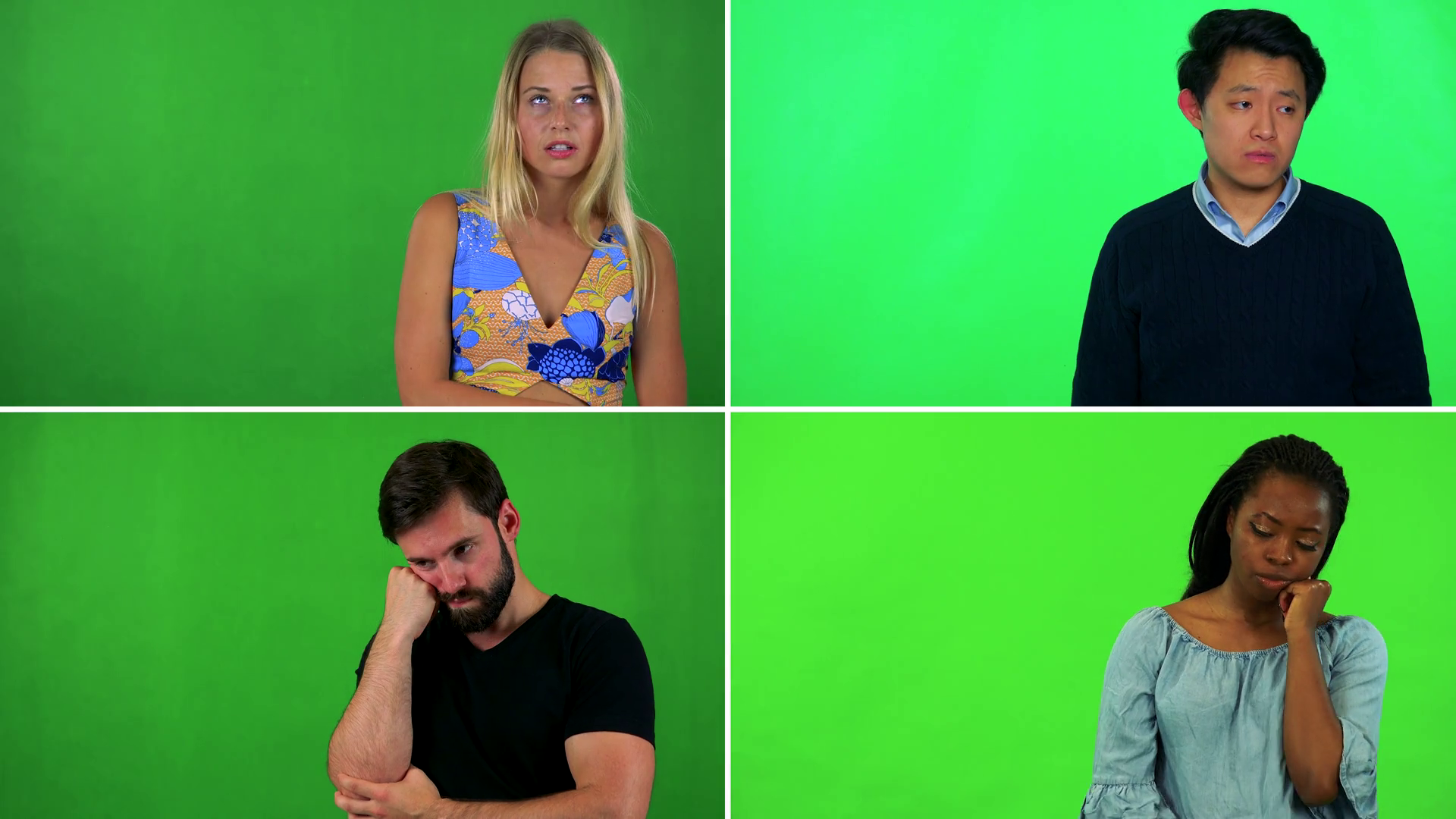 4k Compilation (montage) - Four People Act Stock Footage SBV-320907614 ...