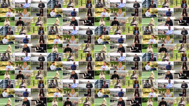 Video Collage People Stock Footage: Royalty-Free Video Clips - Storyblocks