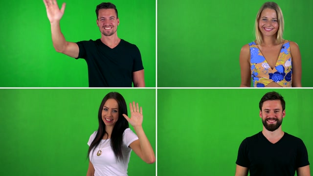 Hi Green Screen Stock Footage: Royalty-Free Video Clips - Storyblocks