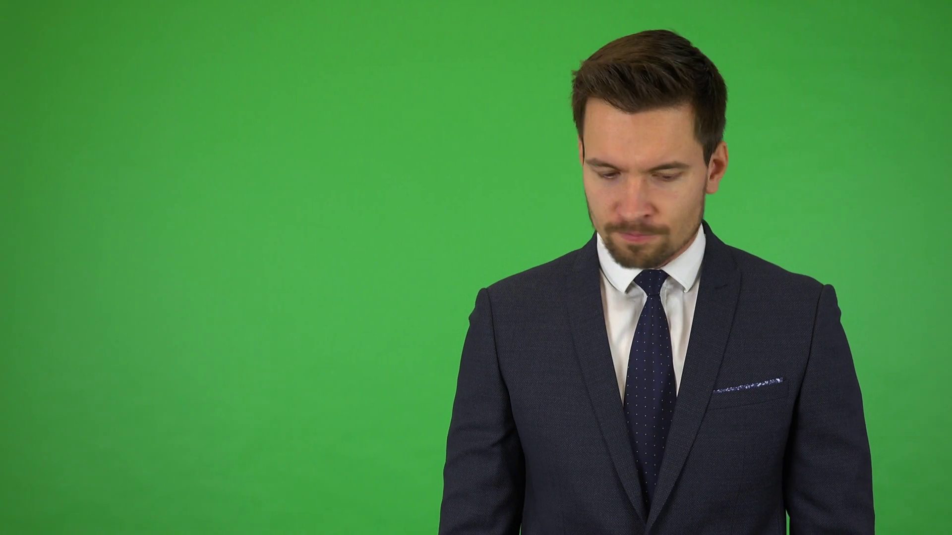 A Young Professional Portrays Sadness - Stock Footage SBV-337173814 ...