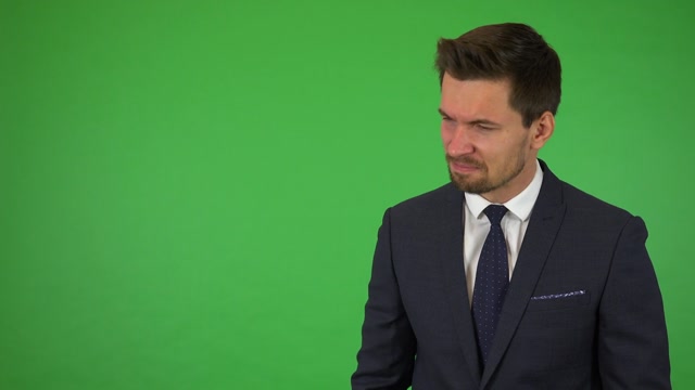 Man Sad Green Screen Stock Footage: Royalty-Free Video Clips - Storyblocks
