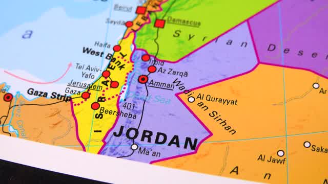 Jordan Map Stock Footage: Royalty-Free Video Clips - Storyblocks