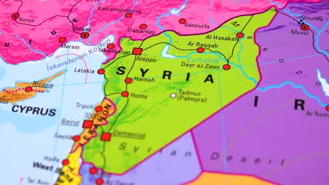 Map Of Syria Stock Footage: Royalty-Free Video Clips - Storyblocks