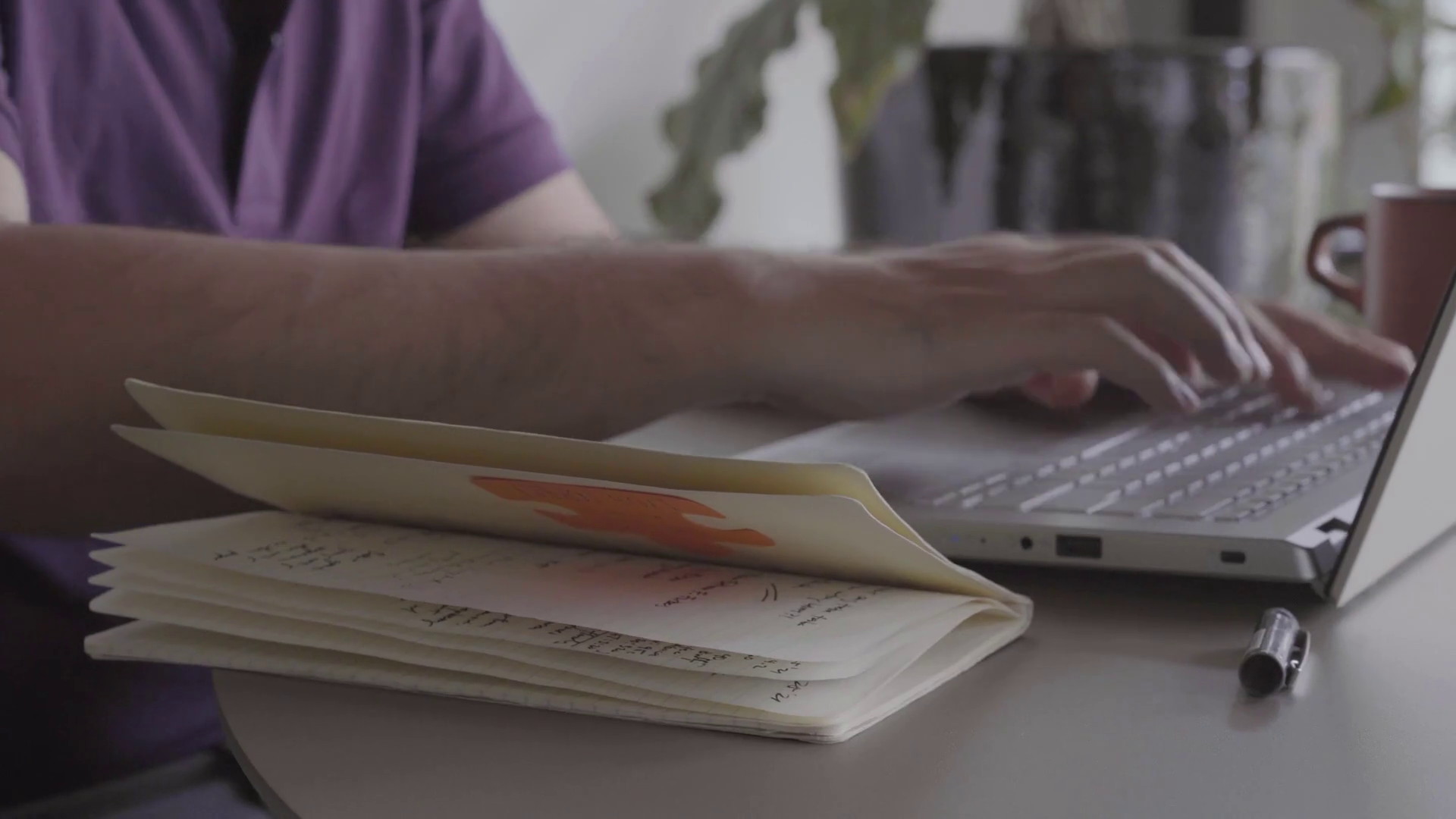Calm Filipino Man Taking Down Notes Working Stock Footage SBV-347167759 ...