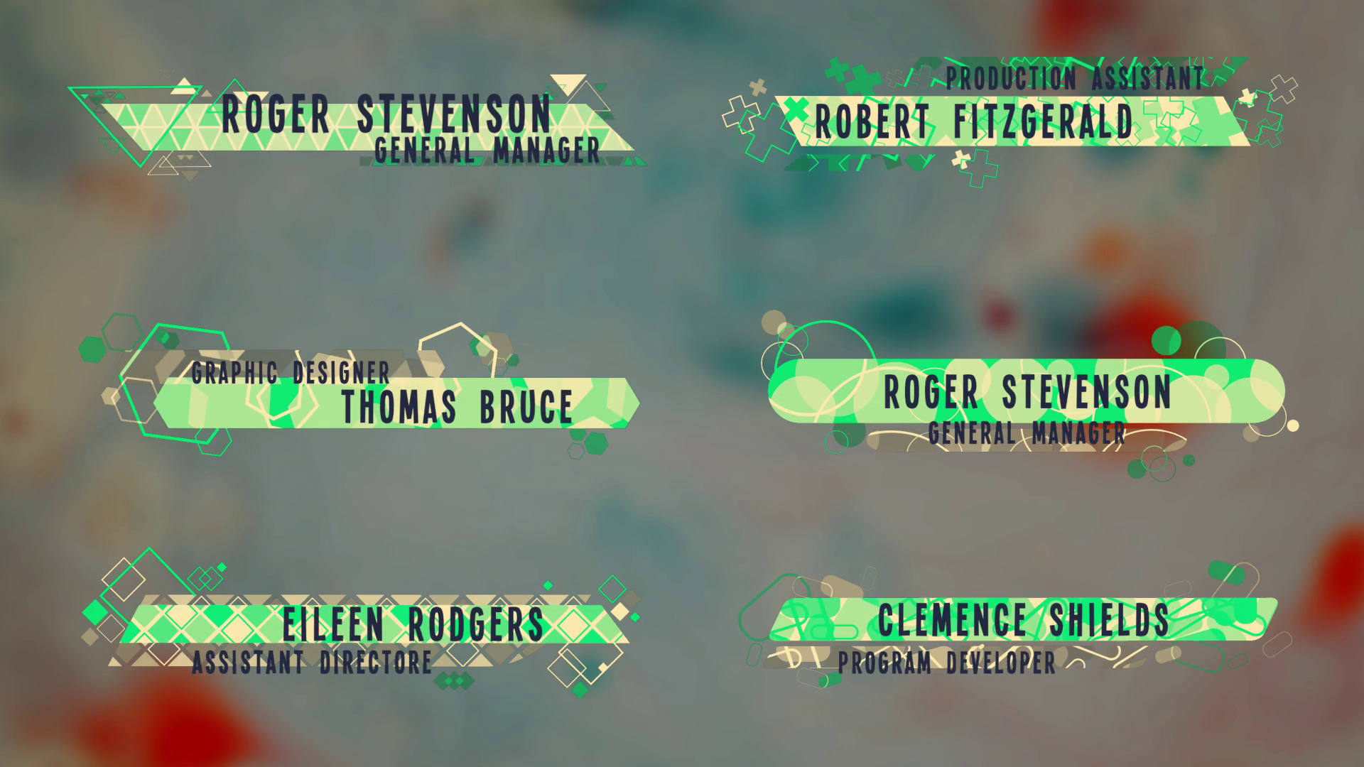 Final Cut Pro: Colorful Lower Thirds Template SBV-347699972 - Storyblocks