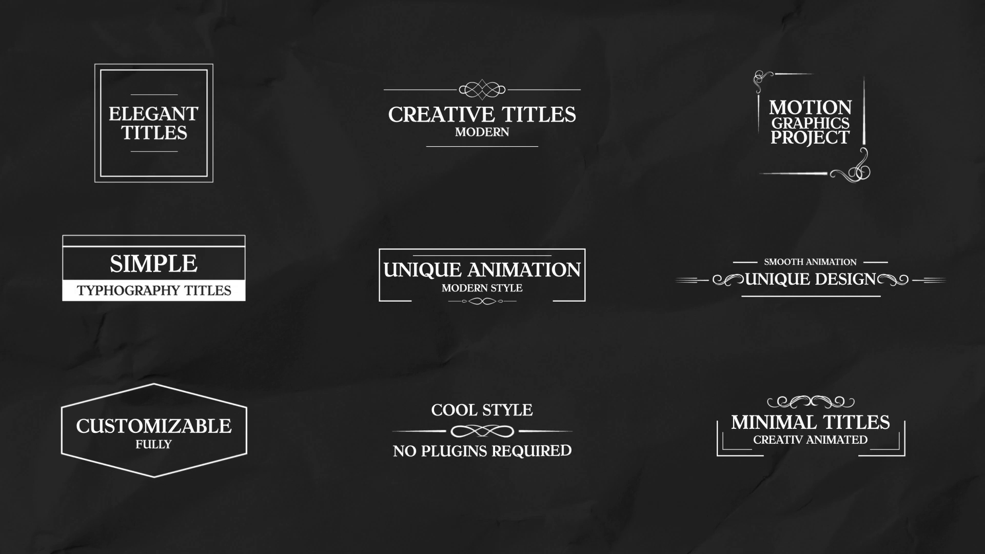 Premiere Pro: Elegant Simple Titles(mogrt) Template SBV-349186379 ...