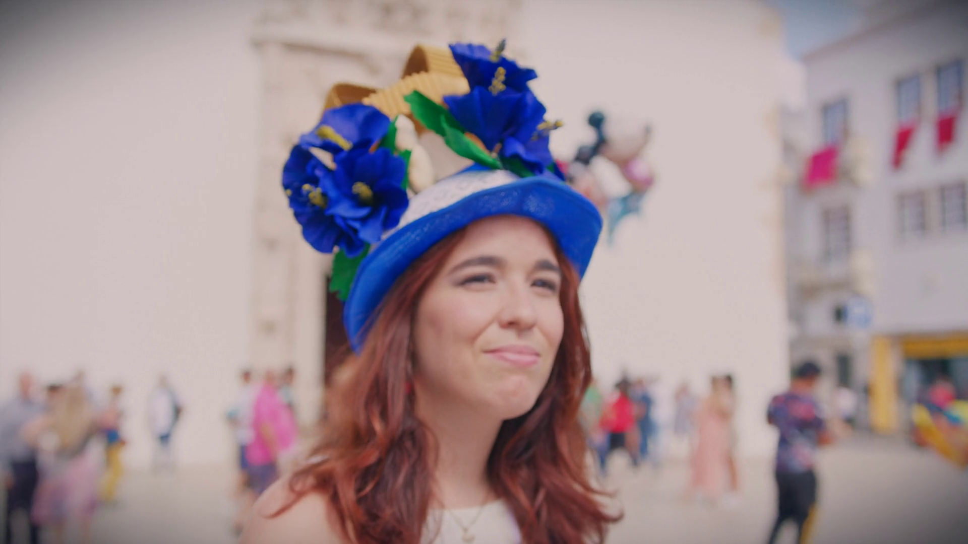 Girl At Festa Dos Tabuleiros Tomar Portugal Stock Footage SBV-347786523 ...