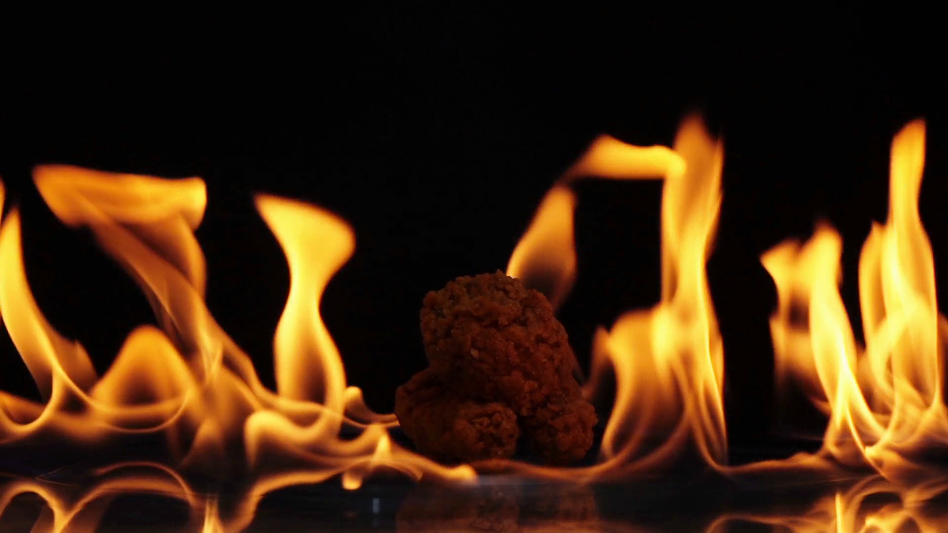 Chicken Fast Food On Fire Slow Motion Stock Footage SBV-327251701 ...