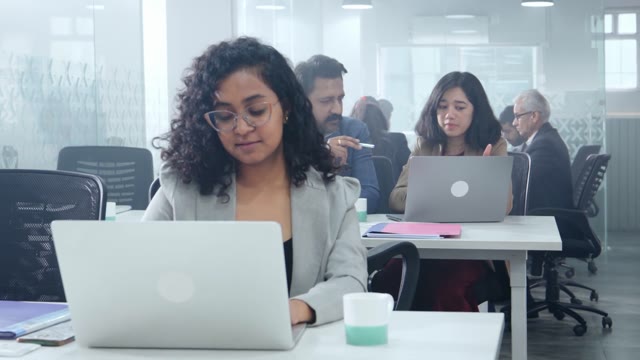 Corporate Office Background Stock Footage: Royalty-Free Video Clips ...