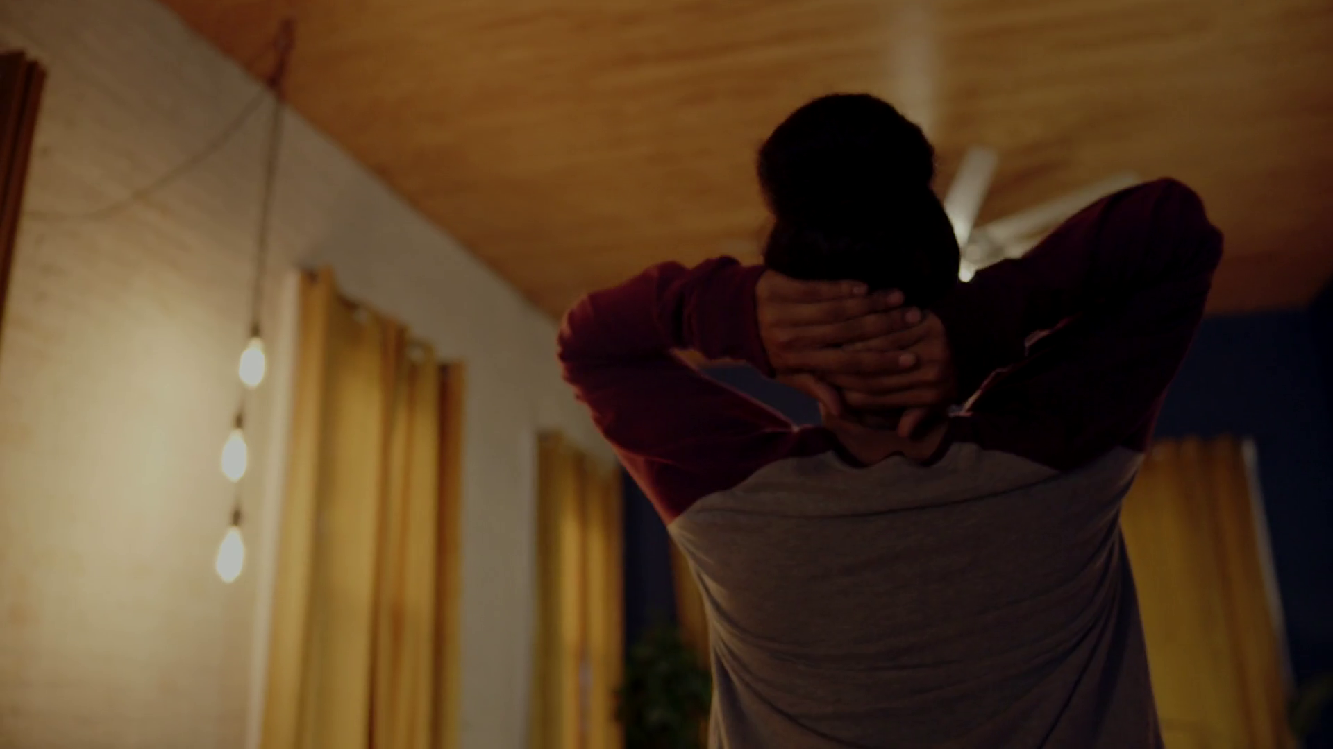 Follow Shot Of Biracial Man Walking In Stock Footage SBV-347755495 ...