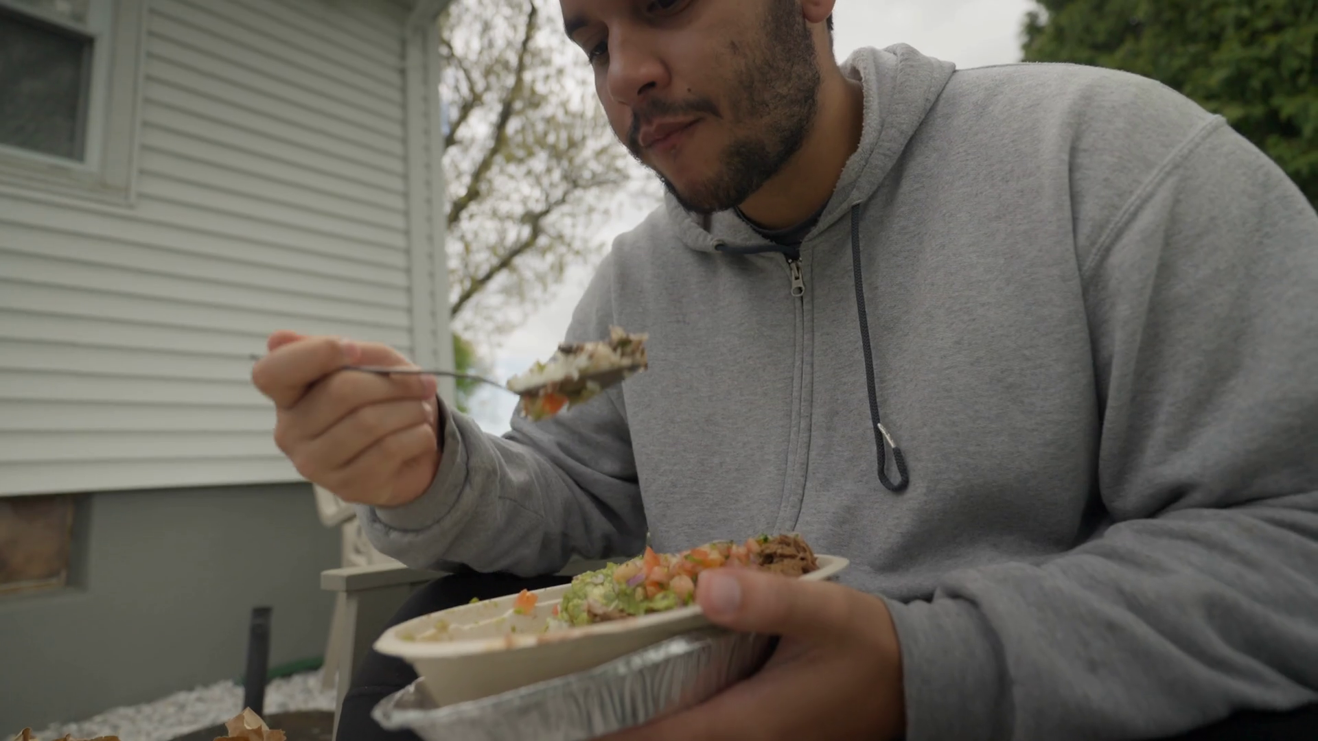 Handheld Shot Of Biracial Man Enjoying Stock Footage SBV-347594279 ...