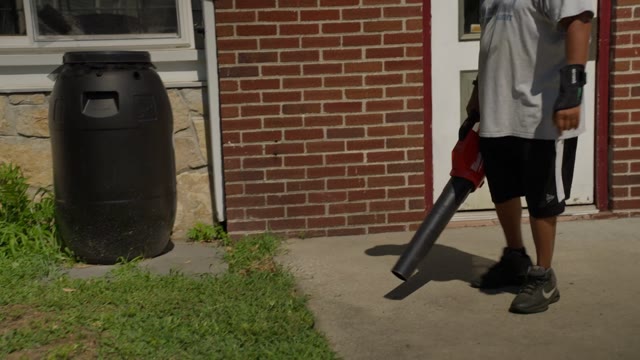Leaf Blower Face Stock Footage: Royalty-Free Video Clips - Storyblocks