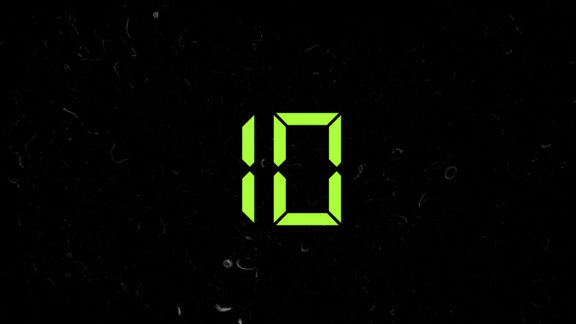 10 Second Digital Clock Countdown Timer Stock Footage SBV-352413800 ...