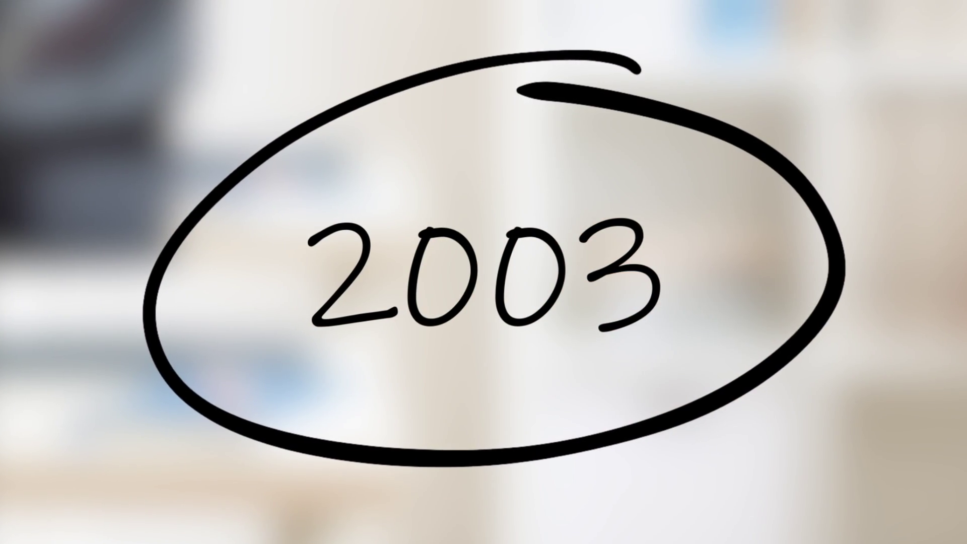 2003 Handwriting Using Black Marker On Glass Stock Footage SBV ...