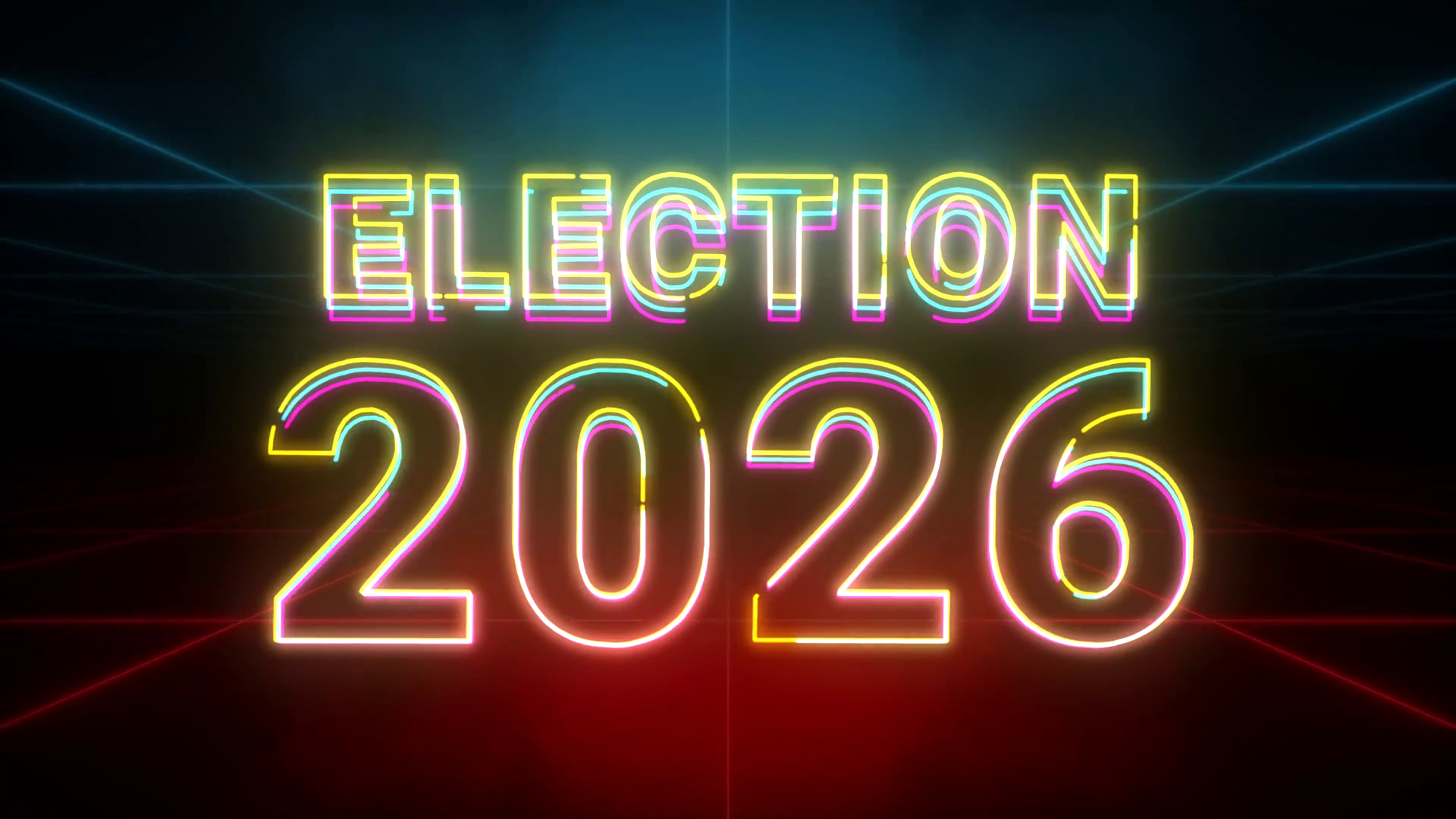 2026 Election Animation Retro Background Stock Footage SBV-352116817 ...