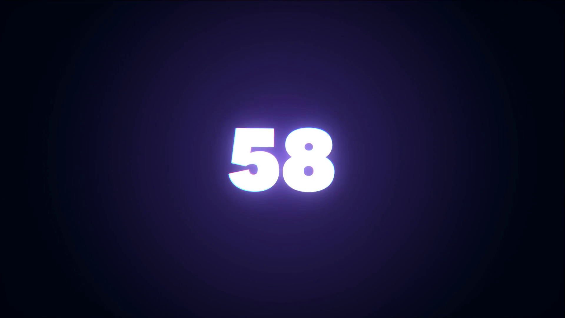 60 Seconds Countdown Animation Stock Motion Graphics Sbv 347348142
