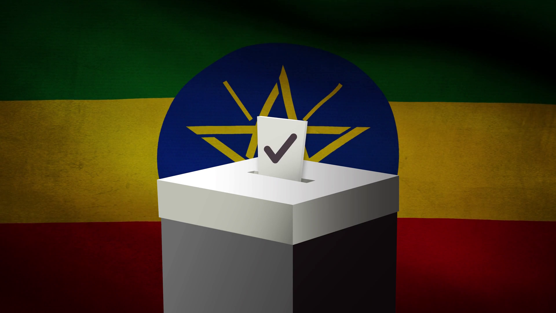Casting Vote Into Ballot Box During Ethiopia Stock Footage SBV ...