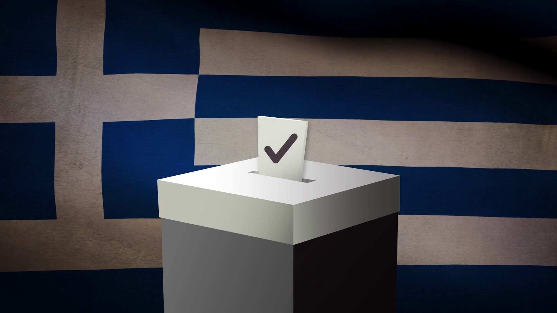 Casting Vote Into Ballot Box During Greece Stock Footage SBV-347742387 ...