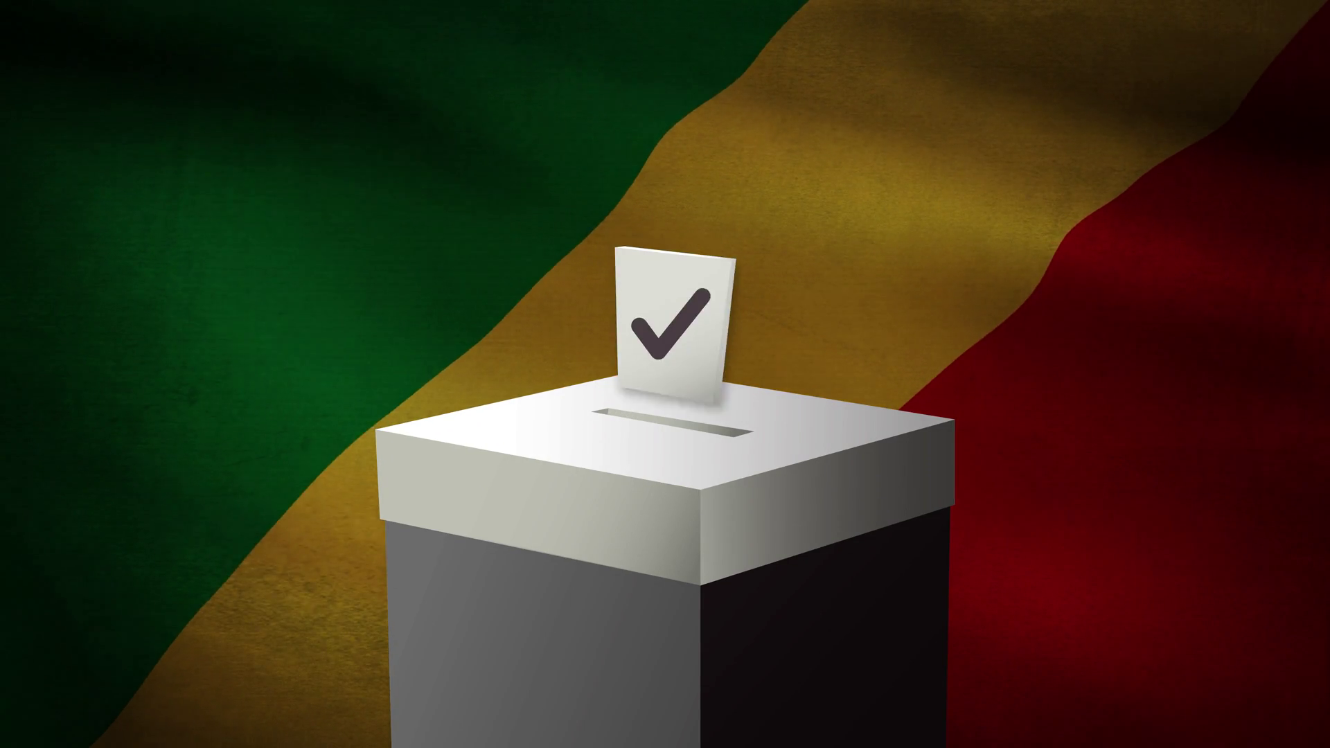 Casting Vote Into Ballot Box During Republic Stock Footage SBV ...