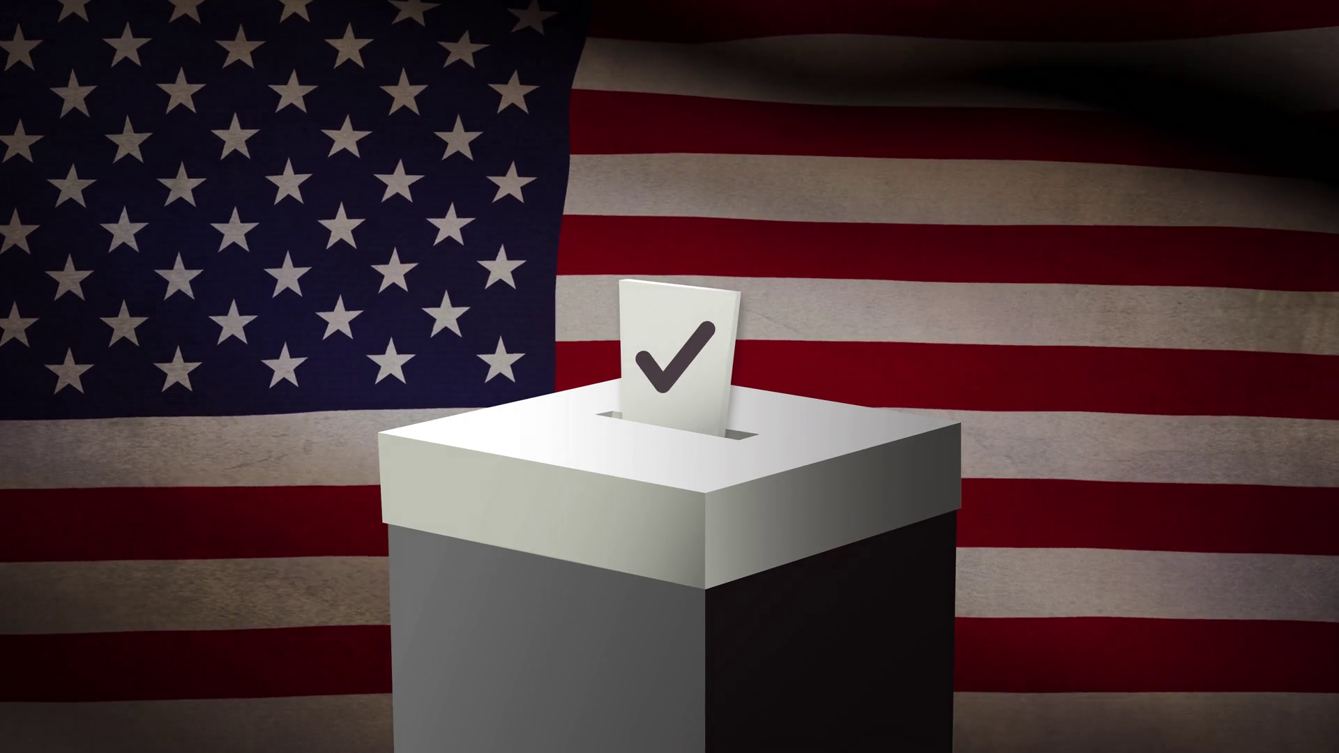 Casting Vote Into Ballot Box During Election Stock Motion Graphics SBV ...