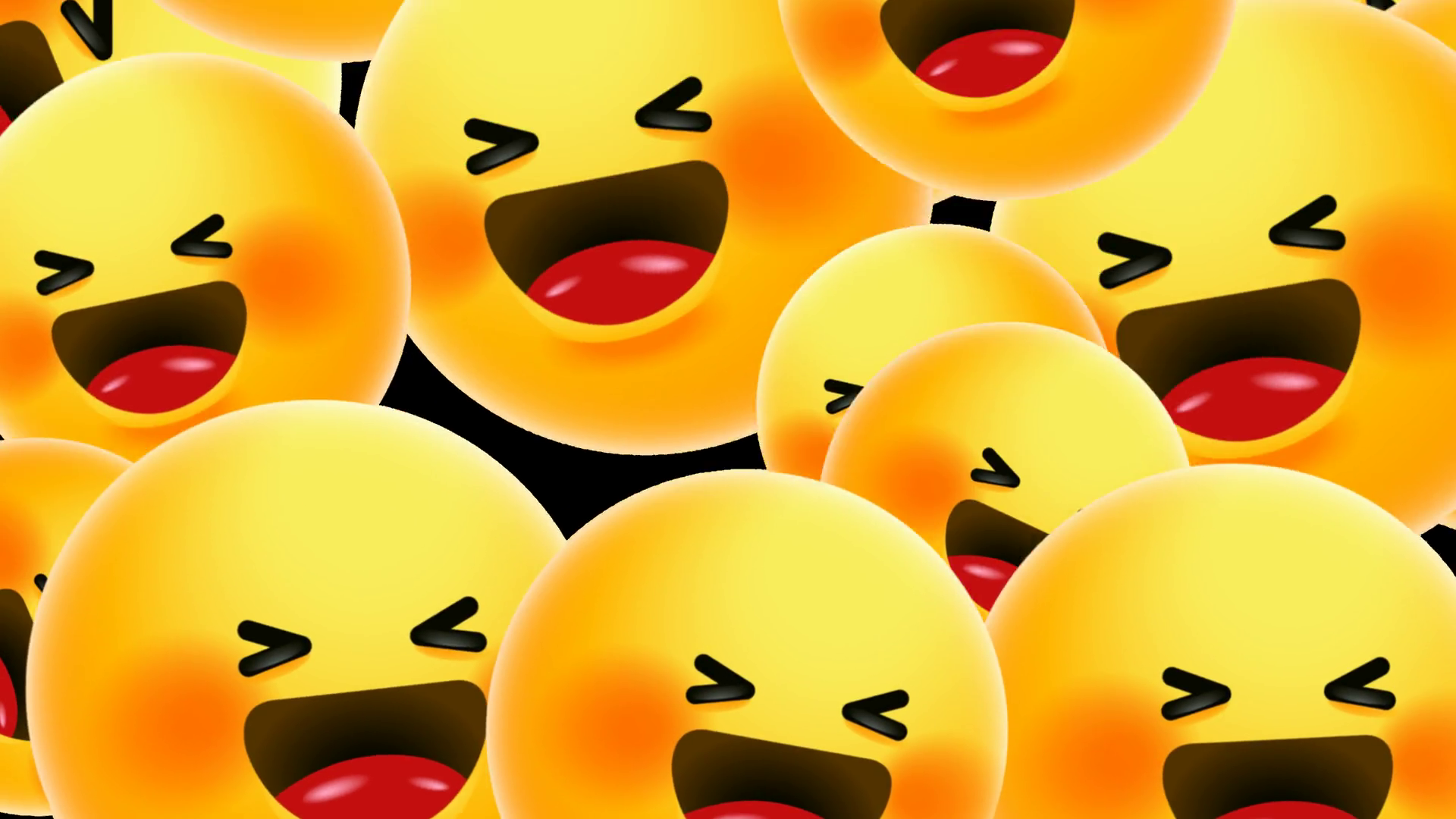 Emoji Hearty Laughter Transition Alpha Stock Footage SBV-348405351 ...