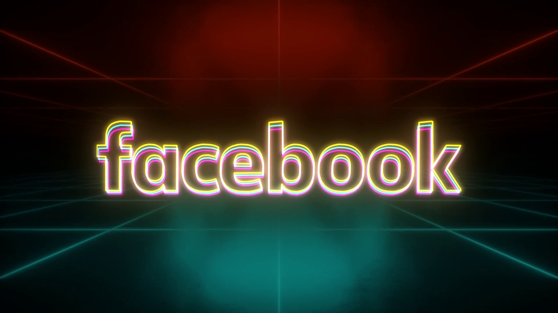Facebook Logo Animation Retro Background Stock Motion Graphics SBV ...