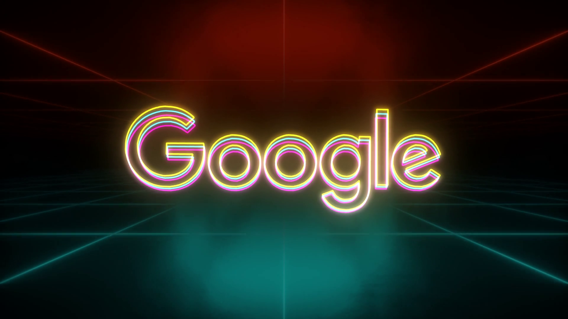 Google Logo Animation Retro Background Stock Motion Graphics SBV ...