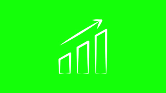 Increase Graph Green Screen Stock Footage: Royalty-Free Video Clips ...
