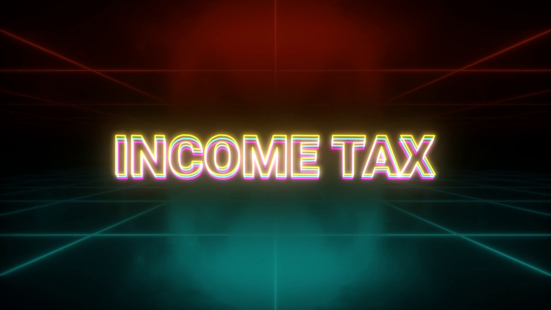 Income Tax Animation Retro Background Stock Footage SBV-348885990 ...