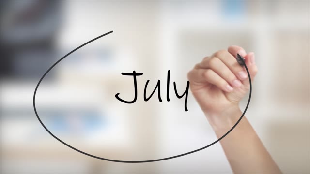 July Handwriting Stock Footage: Royalty-Free Video Clips - Storyblocks