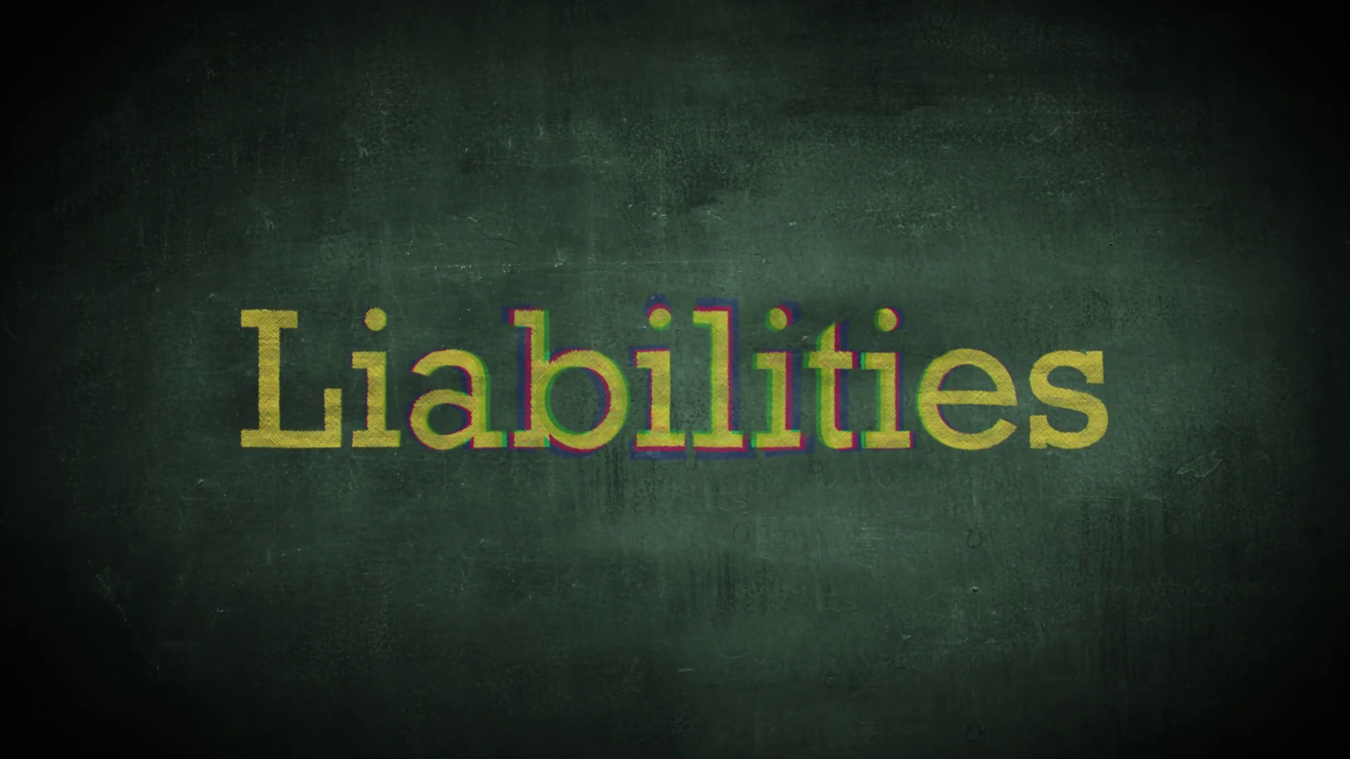 Liabilities Animation On School Blackboard Stock Footage SBV-352065830 ...