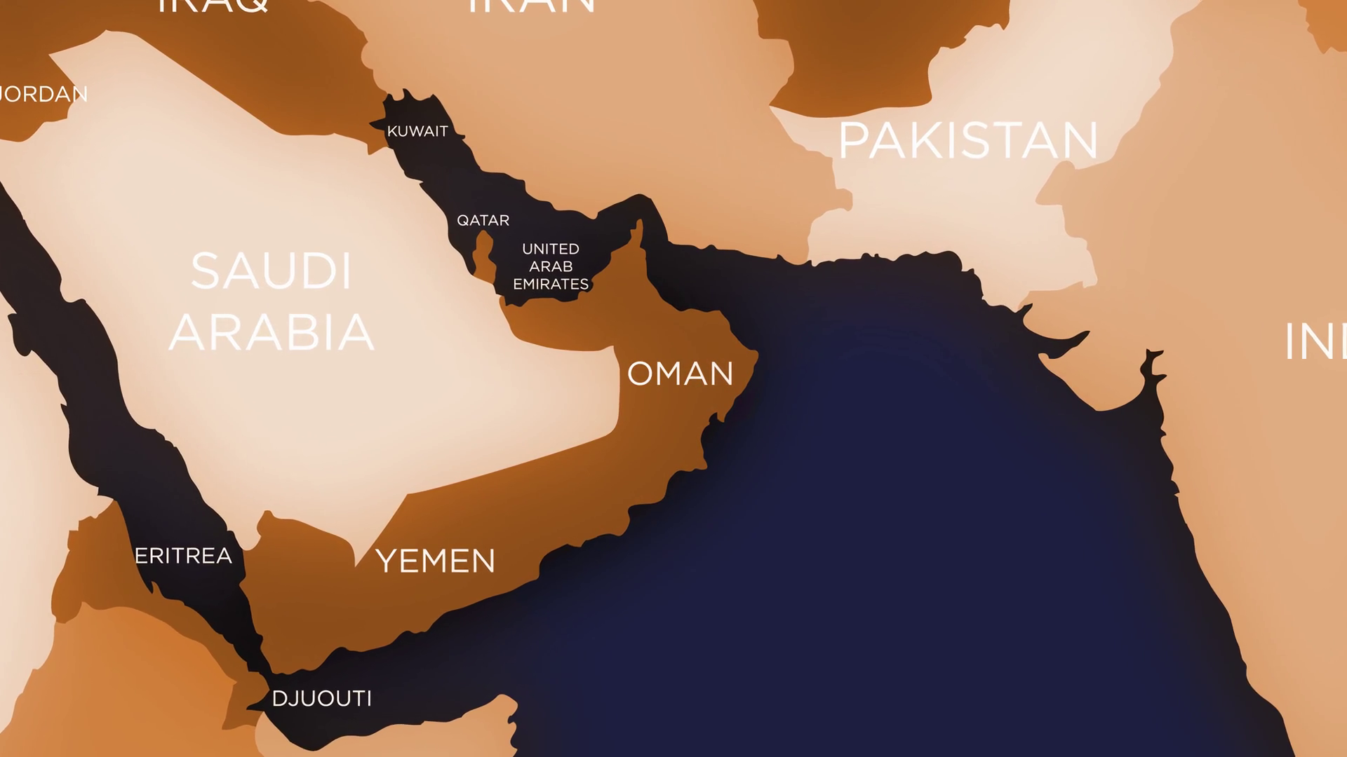 Oman Map Background Useful Politics Stock Footage SBV-348890462 ...
